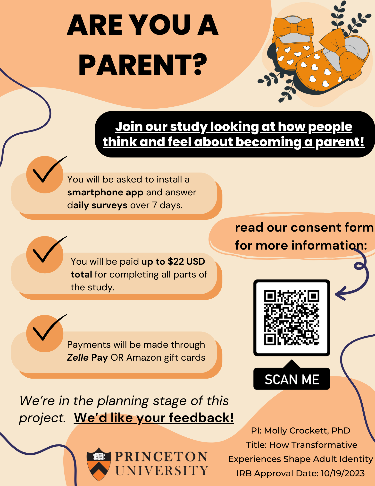We're looking for parents to join a paid research study on parenthood ️ ...